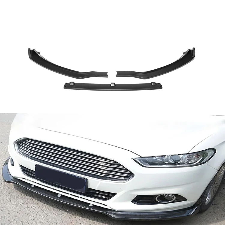 Car Front Bumper Splitter Lip Diffuser Spoiler Body Kit Protector Cover ...