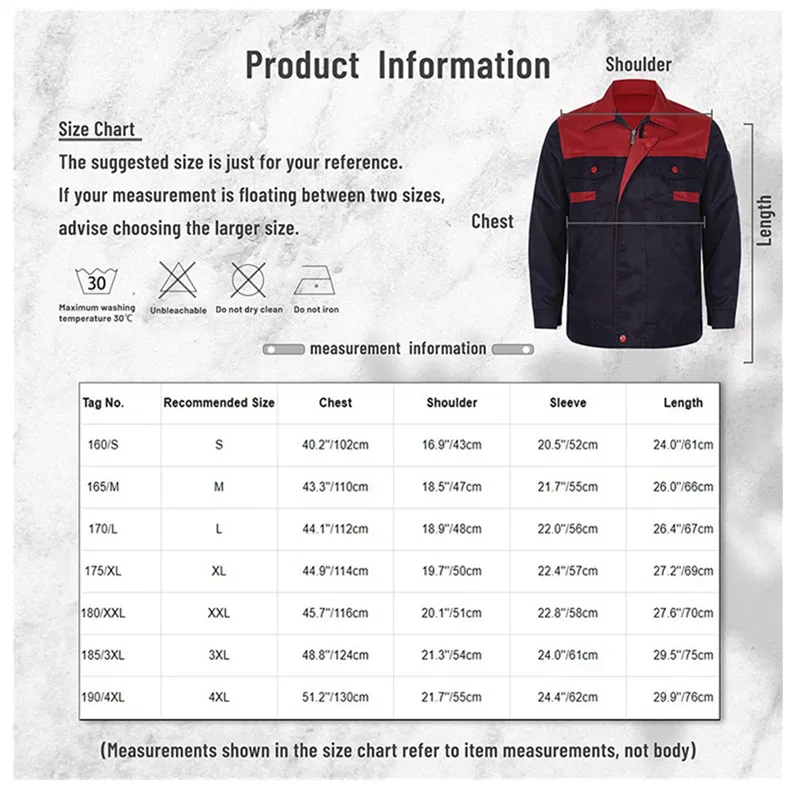 Customize Long Sleeve Work Uniform Suit Factory Jacket - Buy Factory ...