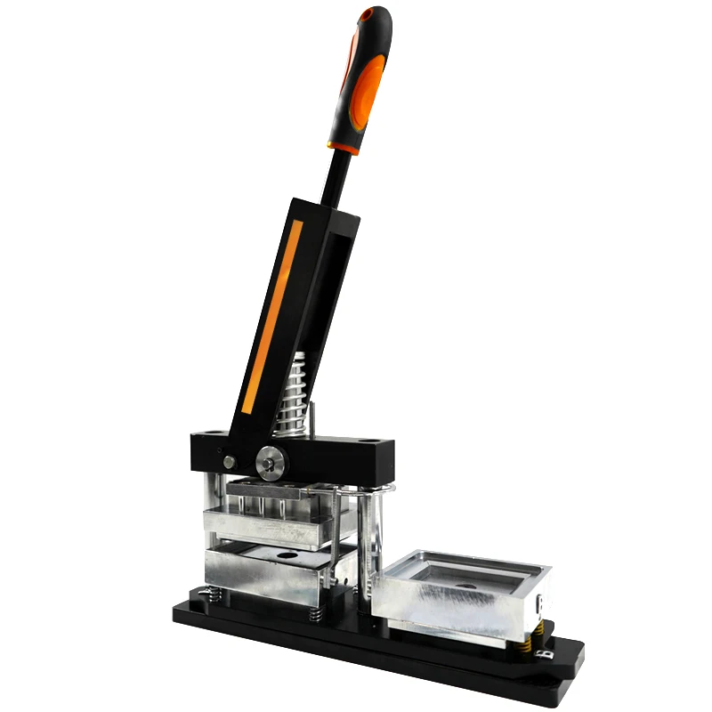 Hand Press Rectangle Fridge Magnet Maker Machine Manual Photo Button ...