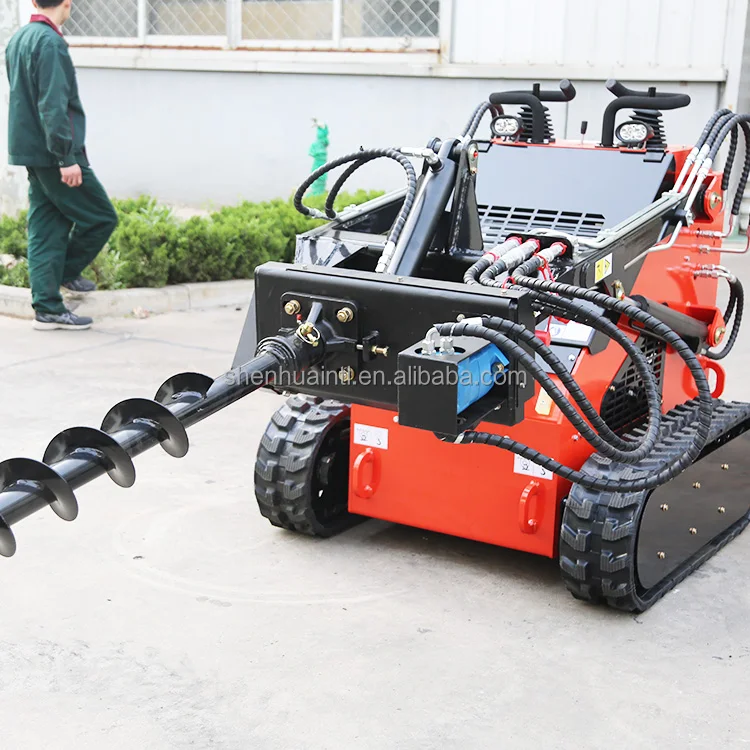 Mini Skid Steer Loader All Terrain Small Skid Loaders Tracked Diesel ...