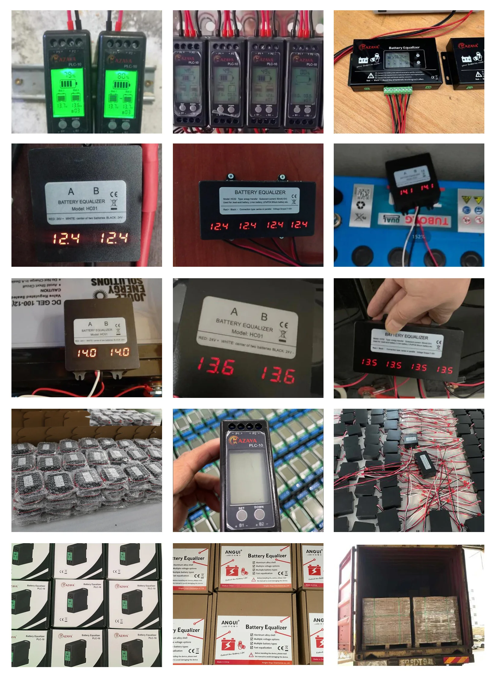 Angui 24v Battery Balancer & Voltage Tester - Lcd Display, Oem