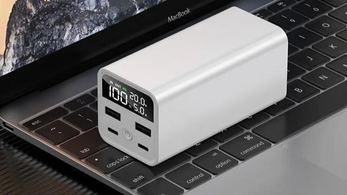 Custom Pd100w Dual Type C Big Capacity 20000mah Portable Power Bank ...