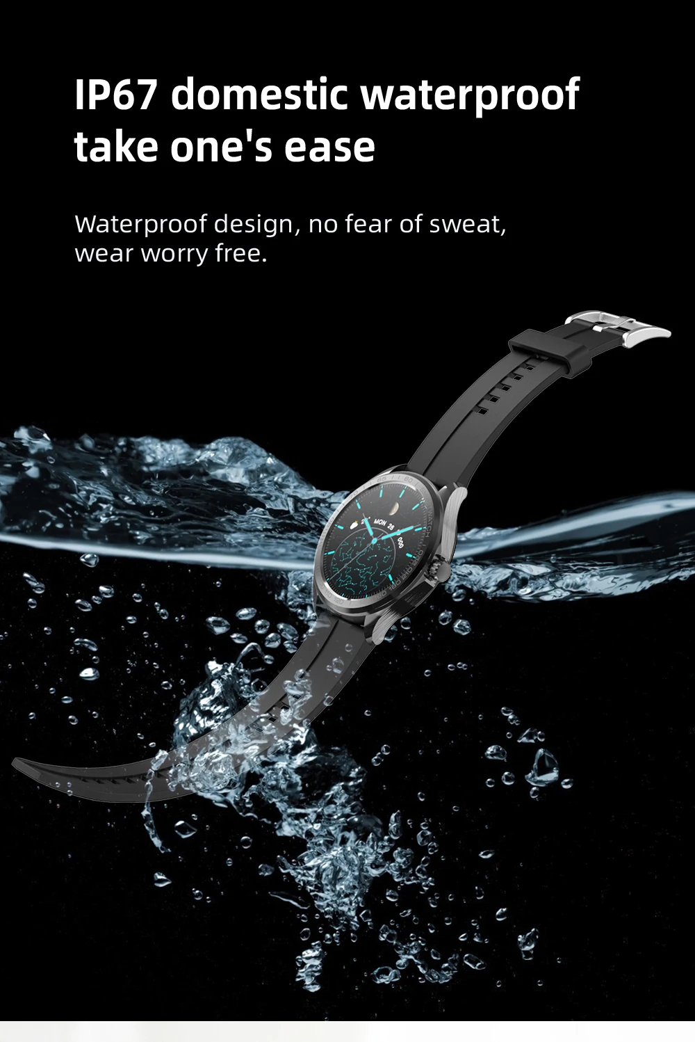 Gw33 Dial Calling Round Men Ladies Smartwatch High Quality Aluminum ...
