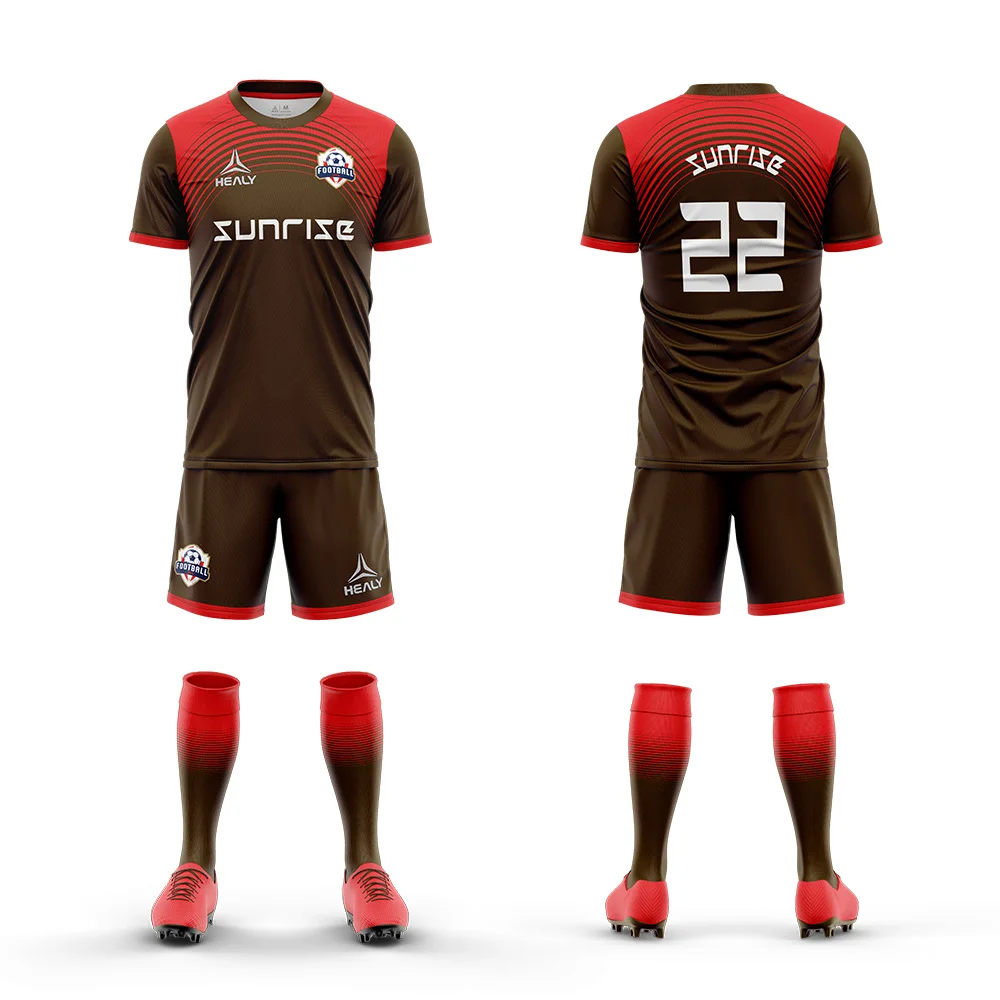 Custom Team Club Uniform Full Soccer Kit Set Uniforms With Socks For ...