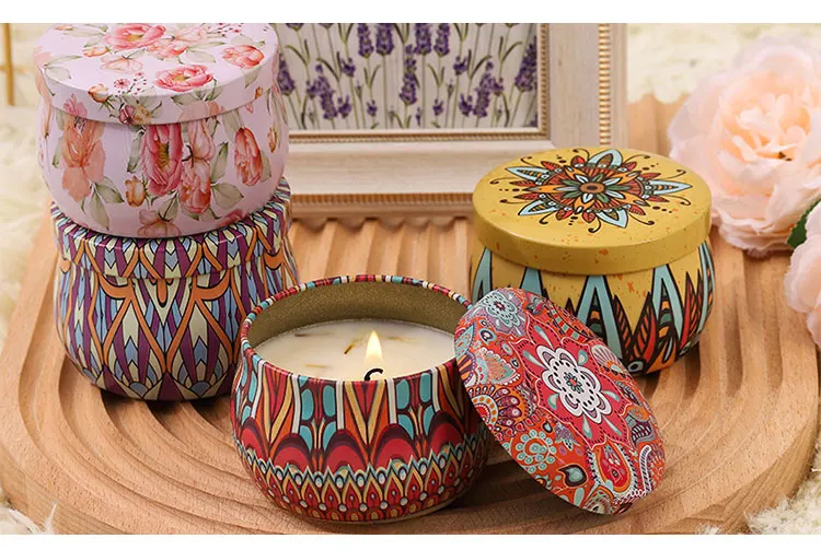 New Design Boho Style Fashion Scented Candle Gift Set 100%soy Wax ...