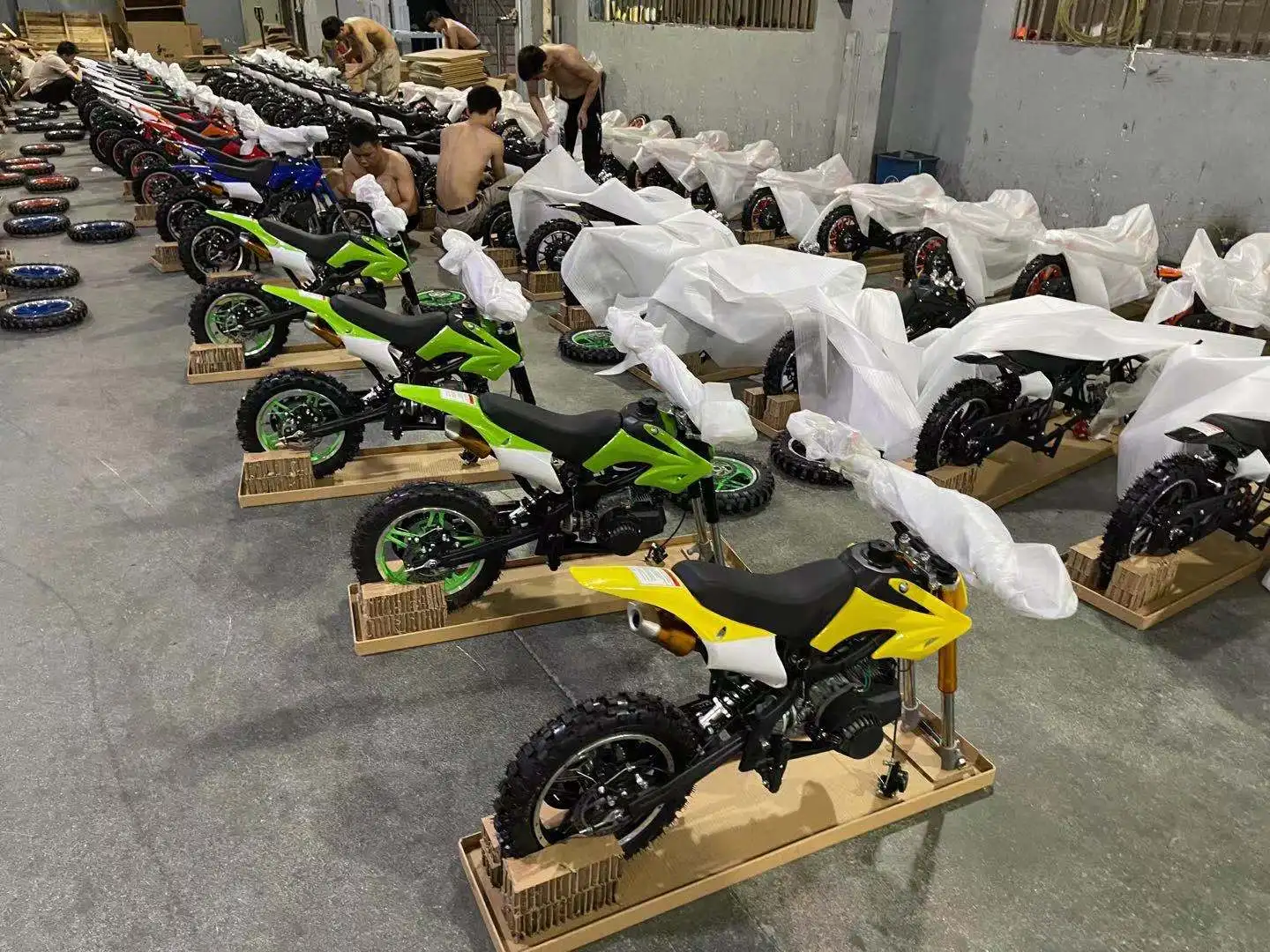 New Green 110cc Seeya Off Road Semi-automatic Pit Bike Kids Dirt Bike ...