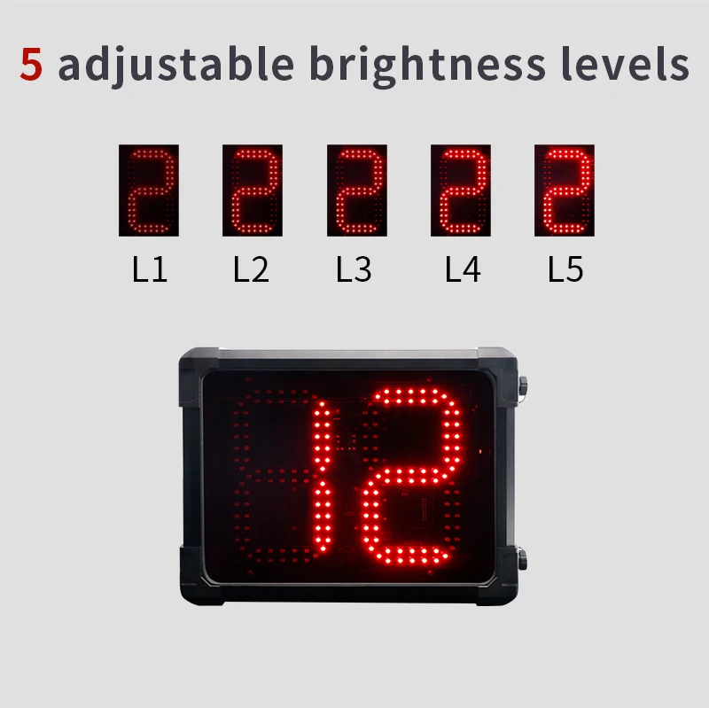 Ganxin Shot Clock - 7 Segment Display 2 Digit Waterproof Scoreboard