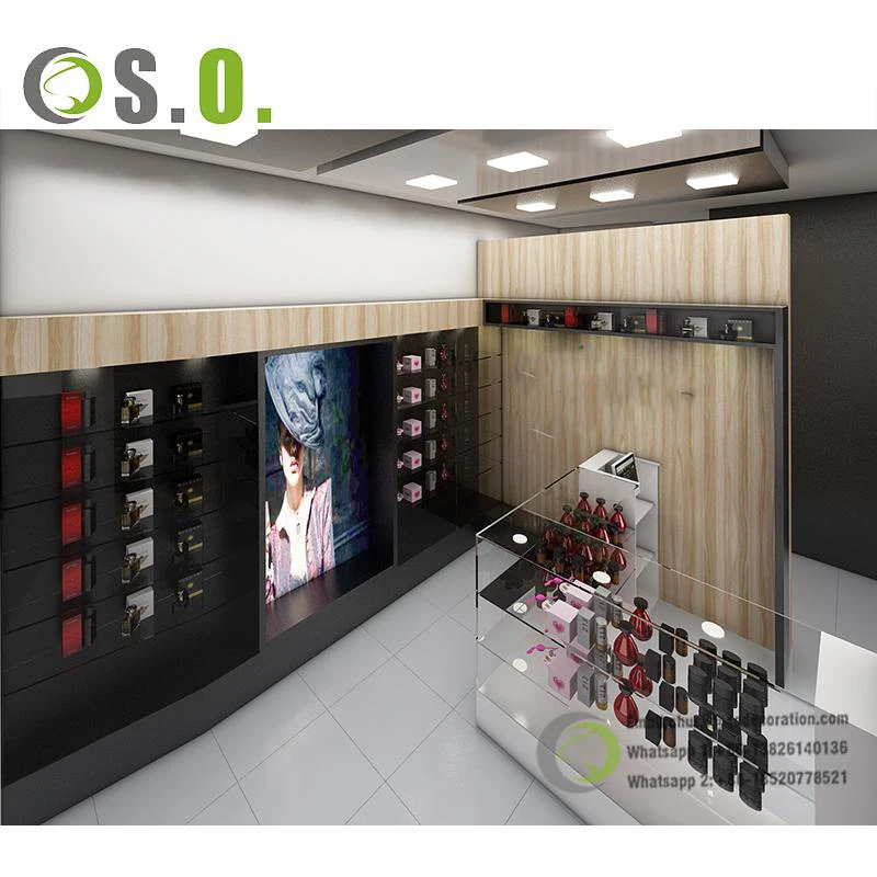 Elegant Perfume Showroom Design Retail Perfume Shop Display Stand ...