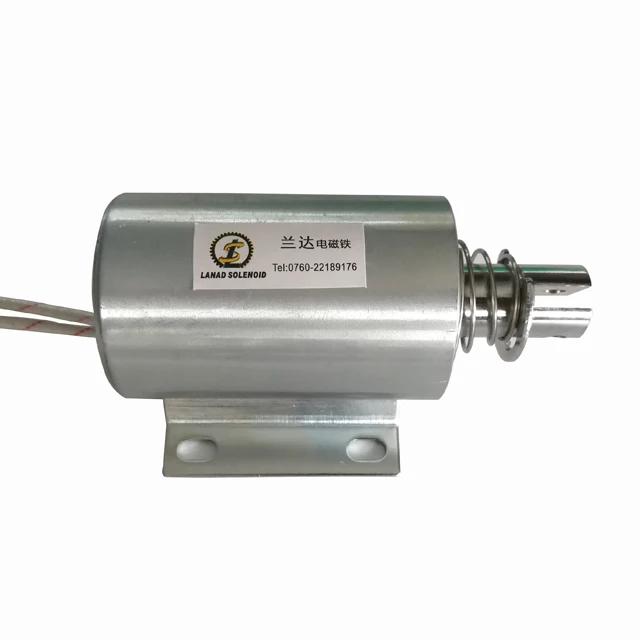 Push Pull Tubular Solenoid Big Force Pull Solenoid 12vdc /24vdc Tubular ...