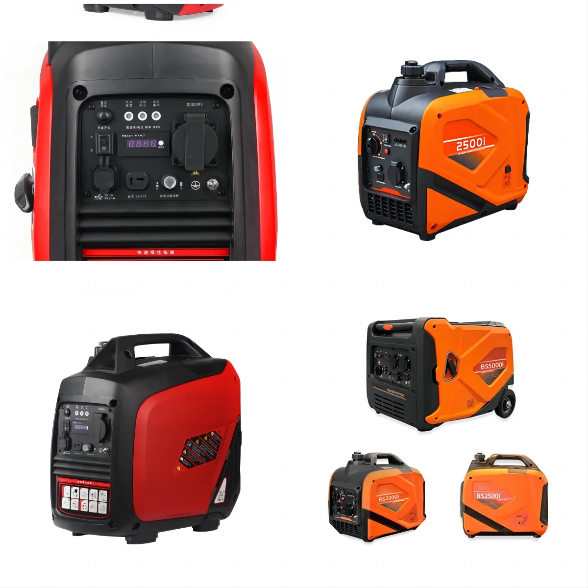 Portable Generator Inverter 2kw 3000w 5kw Portable Digital Inverter ...