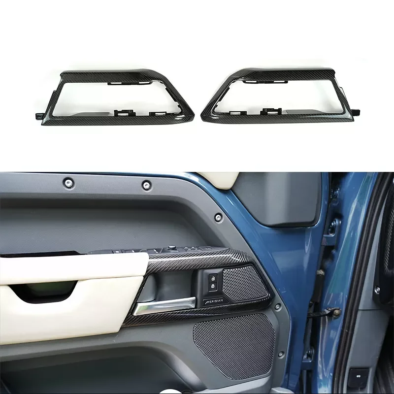 Carbon Fiber Interior Kits Front Door Inner Decoration Cover For 2020 ...