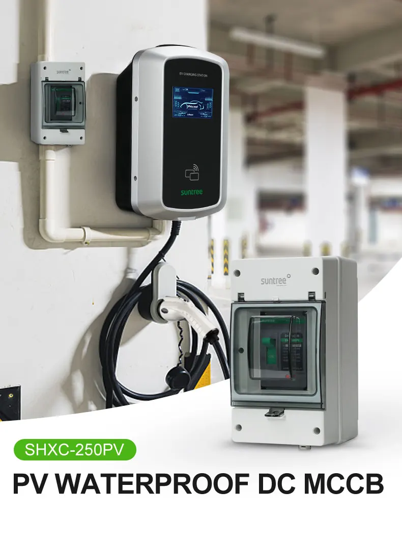 Suntree Solar Cell Combiner Box Mccb Dc Circuit Break 2p Dc 500v ...