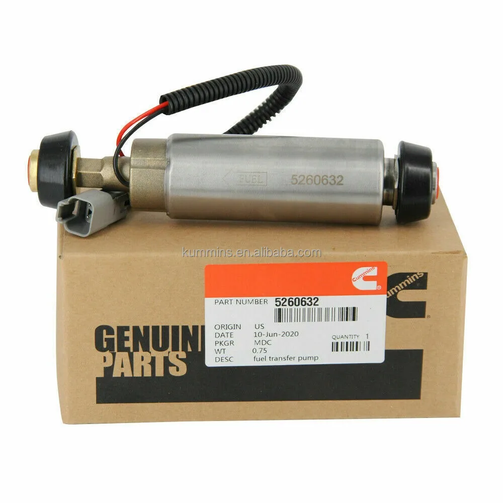 6l Isle Qsl8.9 Qsl9 Electric Fuel Transfer Pump 5260632 5260634 4997187 ...