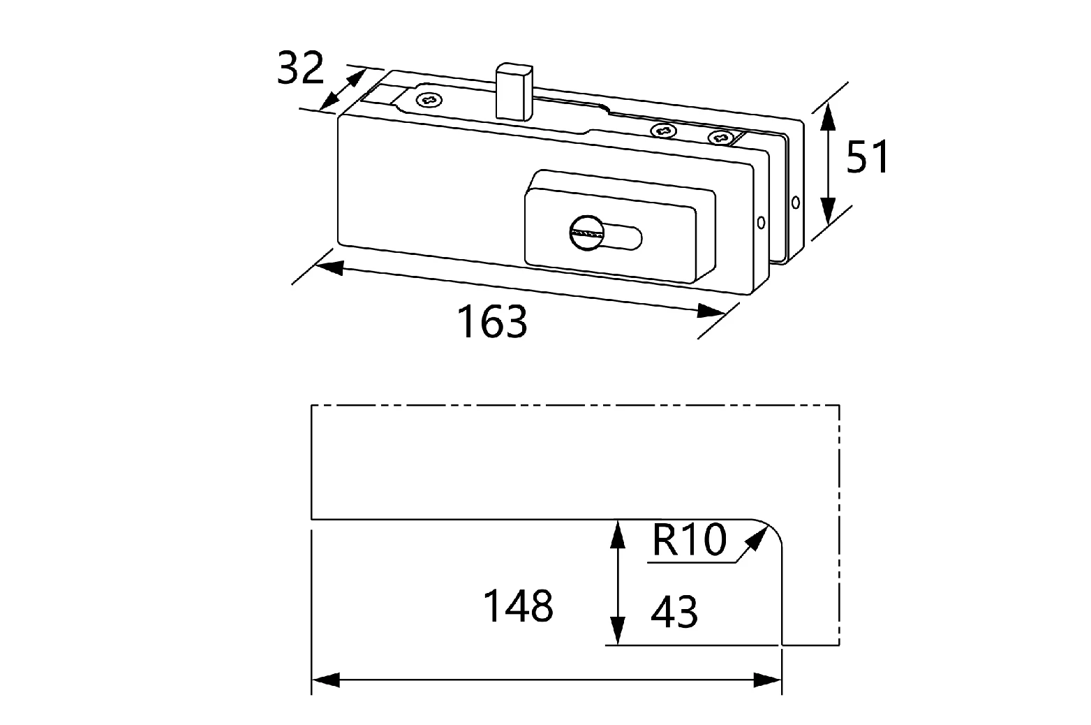 Office Building 8-12mm Frame-less Glass Door Stainless Steel 304 ...