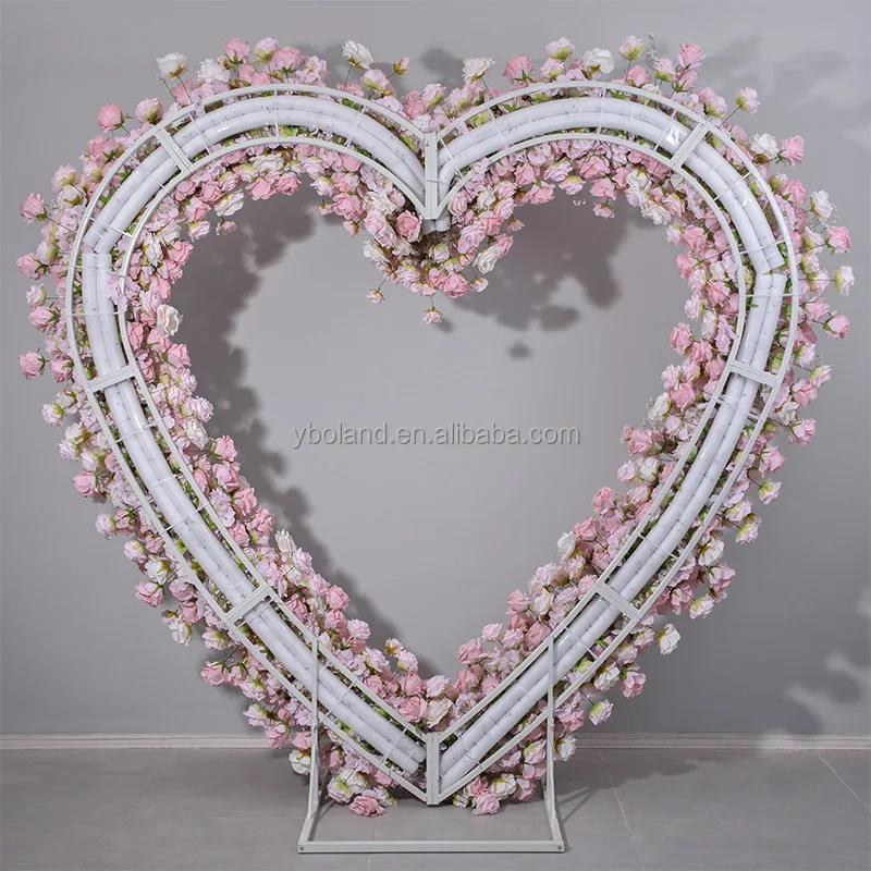 Luxury Wedding Marry Me Backdrop - Flower Arch Arrangement
