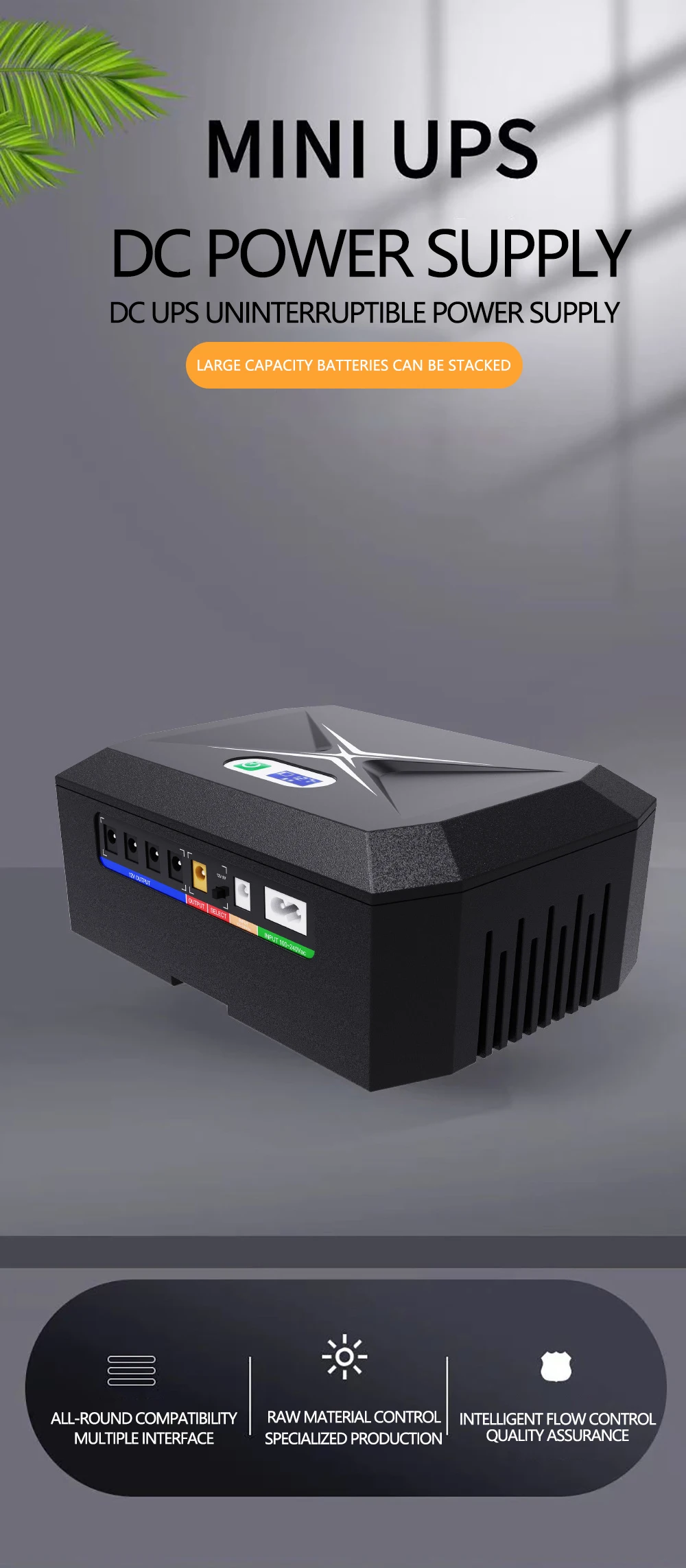 Mini Dc Ups Dcp-100w Dc-dc Charging Step Up Booster Power-supply Used To Digital Camera - Buy ...