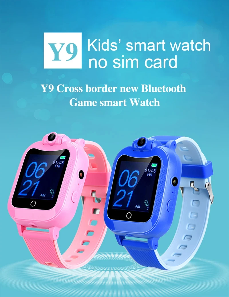 2024 New Kids' Smartwatch Y9 Game Alarm Clock Music Playback Smartwatch ...
