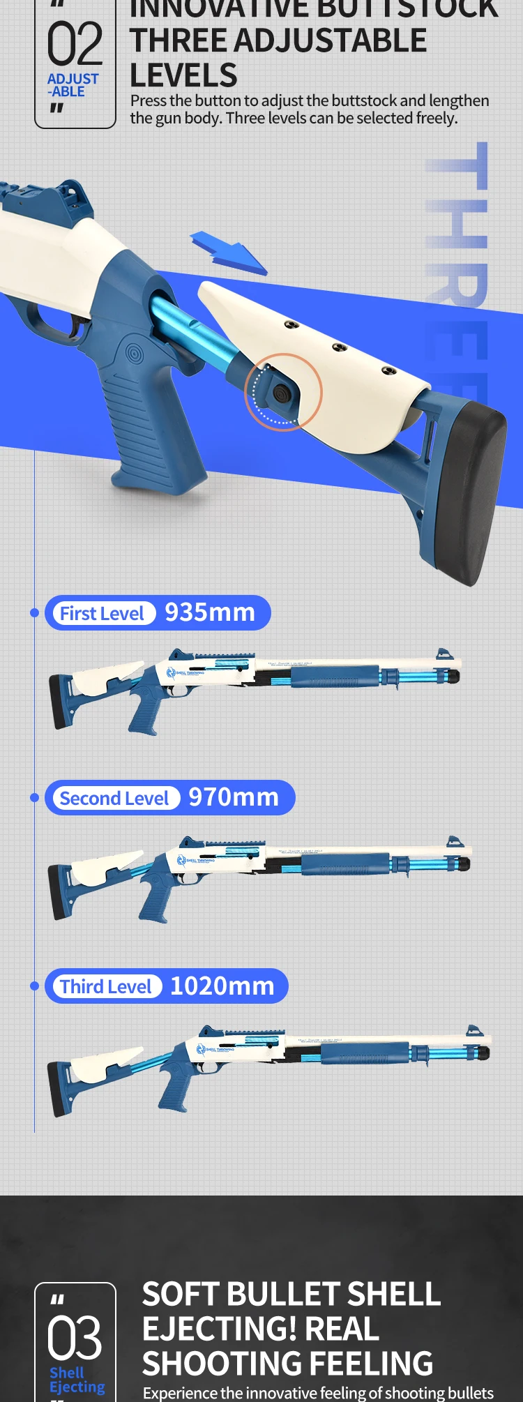 Manual Soft Bullet Rifle Toy Gun - Perfect for Kids & Adults