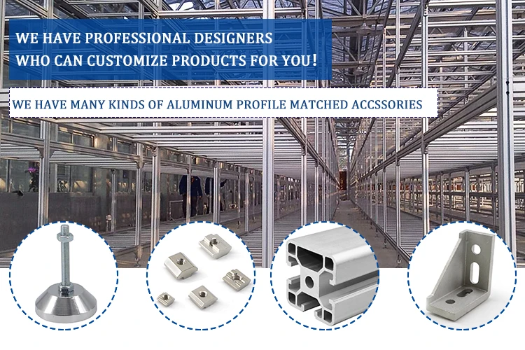 40x40 Anodized Aluminum Extrusion Profile For Industrial Use, Oem