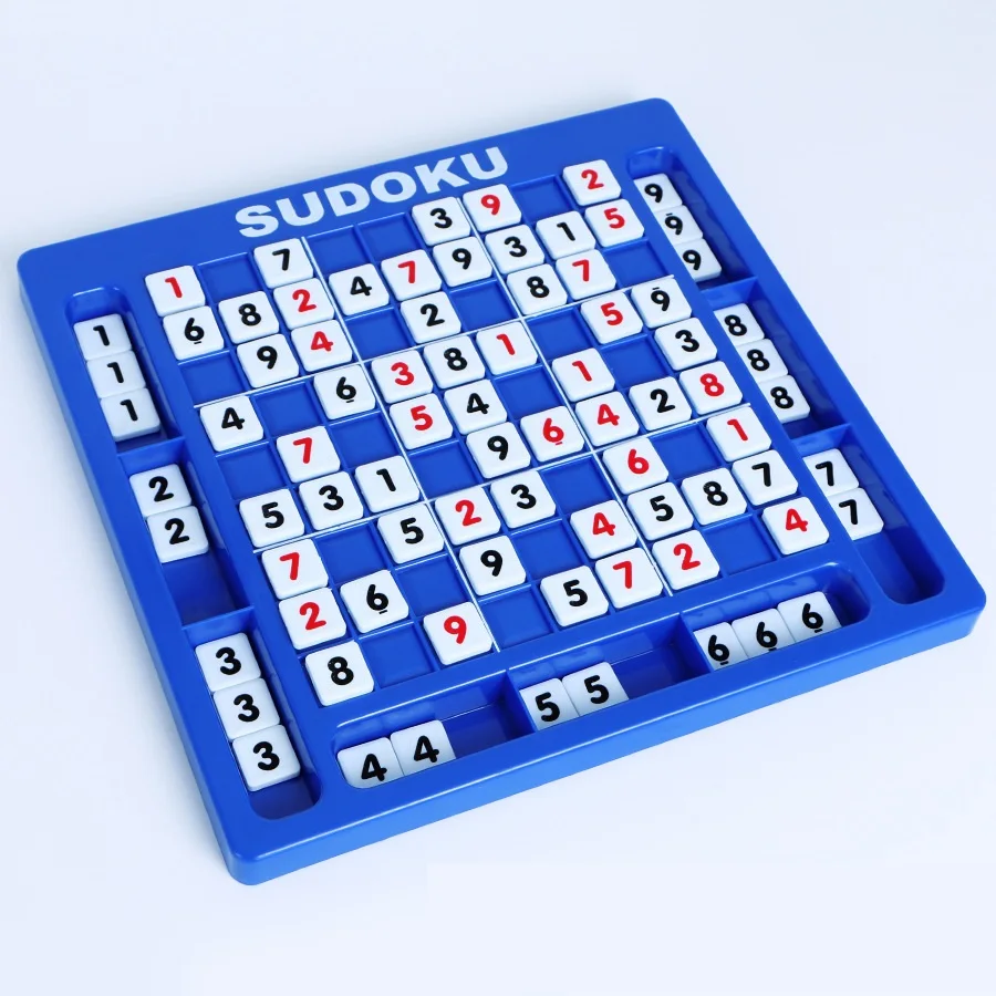 XR Sudoku Number Games Plastic Board and Chess for Kids Sudoku Game Set ...