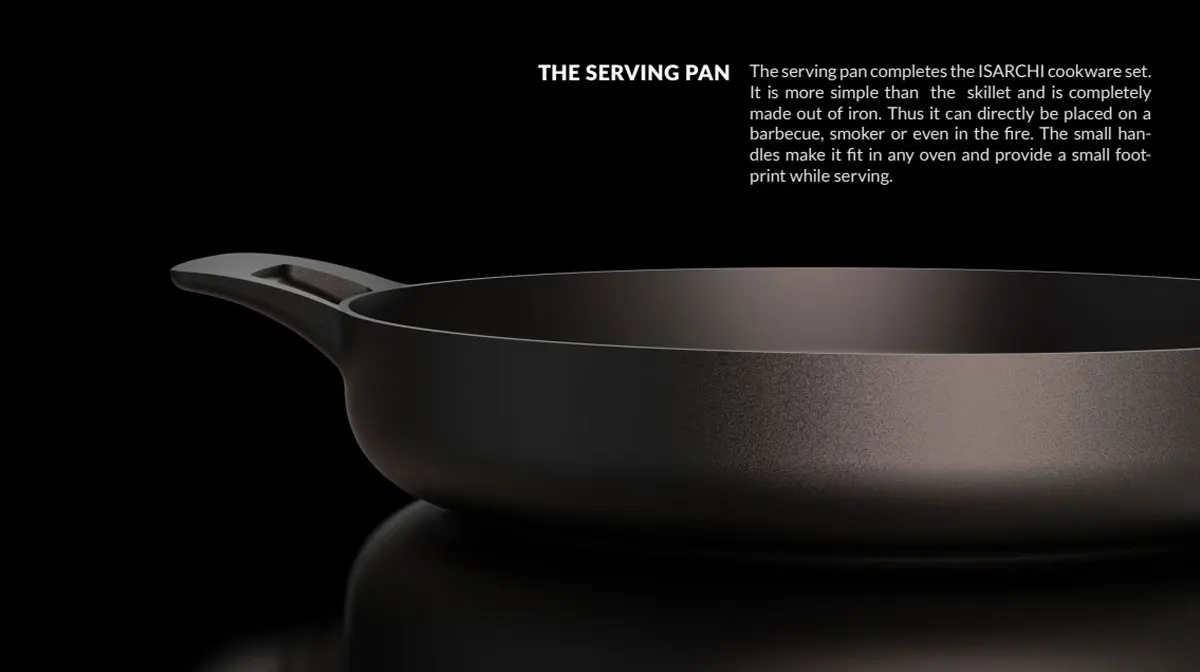 New Design Cookware Set - Polished Cast Iron Skillets