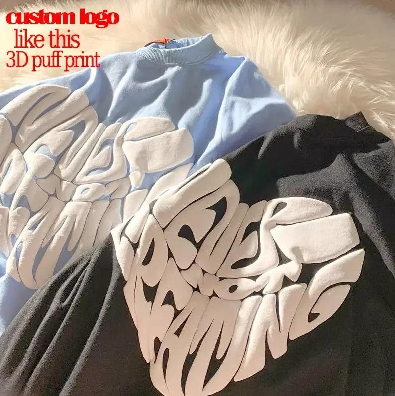 Wholesale Custom 3d Puff Print T Shirt Manufacturer Washed Vintage Acid ...