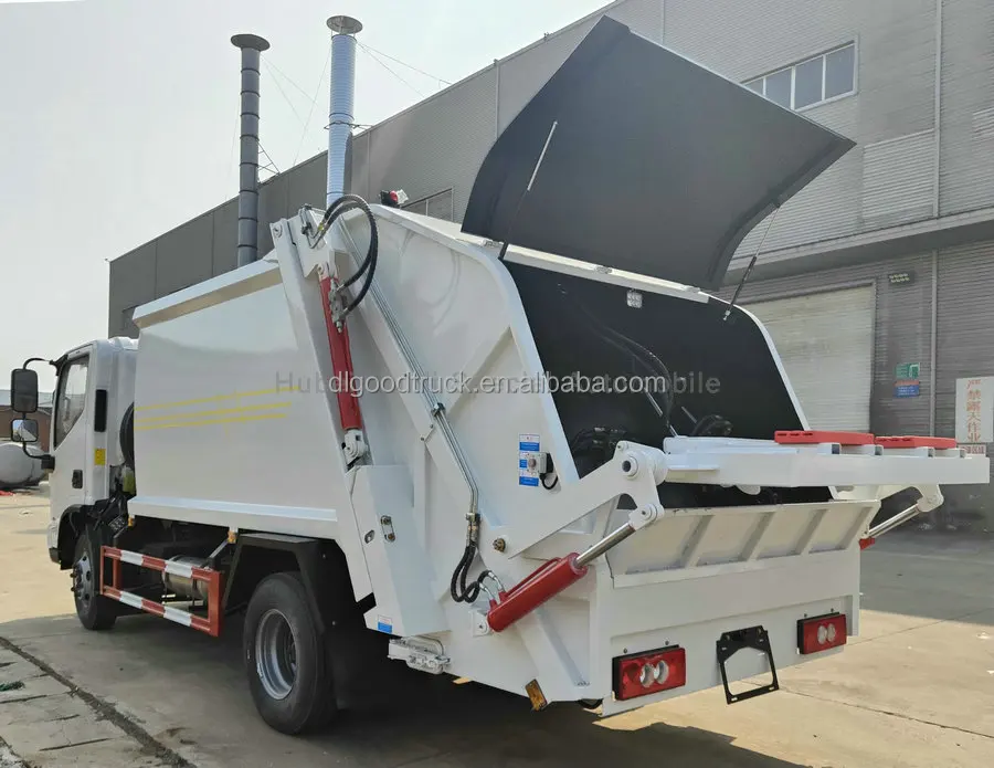 Factory Price Foton Aumark Rear Loader Compressor Garbage Truck ...