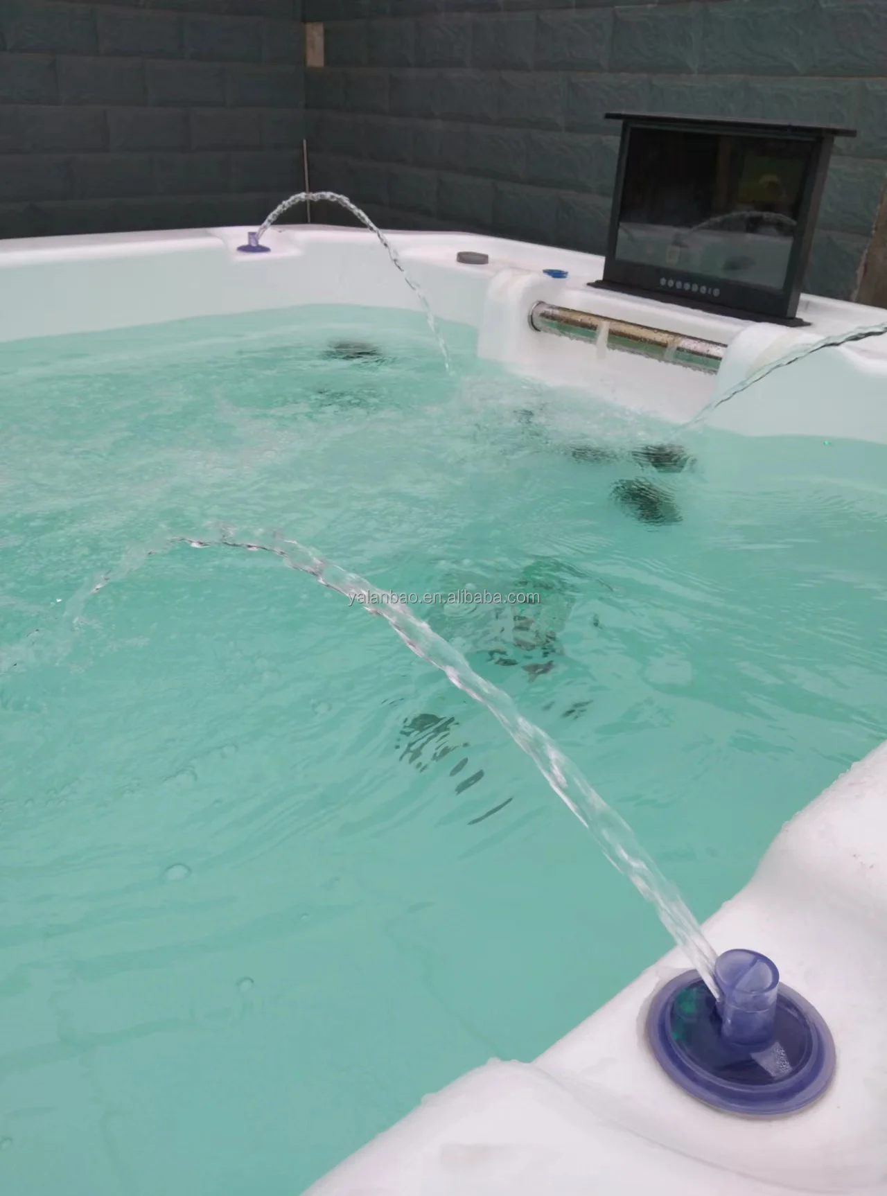 CE Approved Freestanding Acrylic Swimming Pool - Balboa Swim Spa