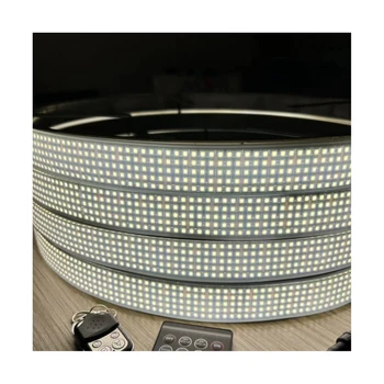 17inch 5 Row Pure White Wheel Lights For Truck Waterproof Dual Remote ...