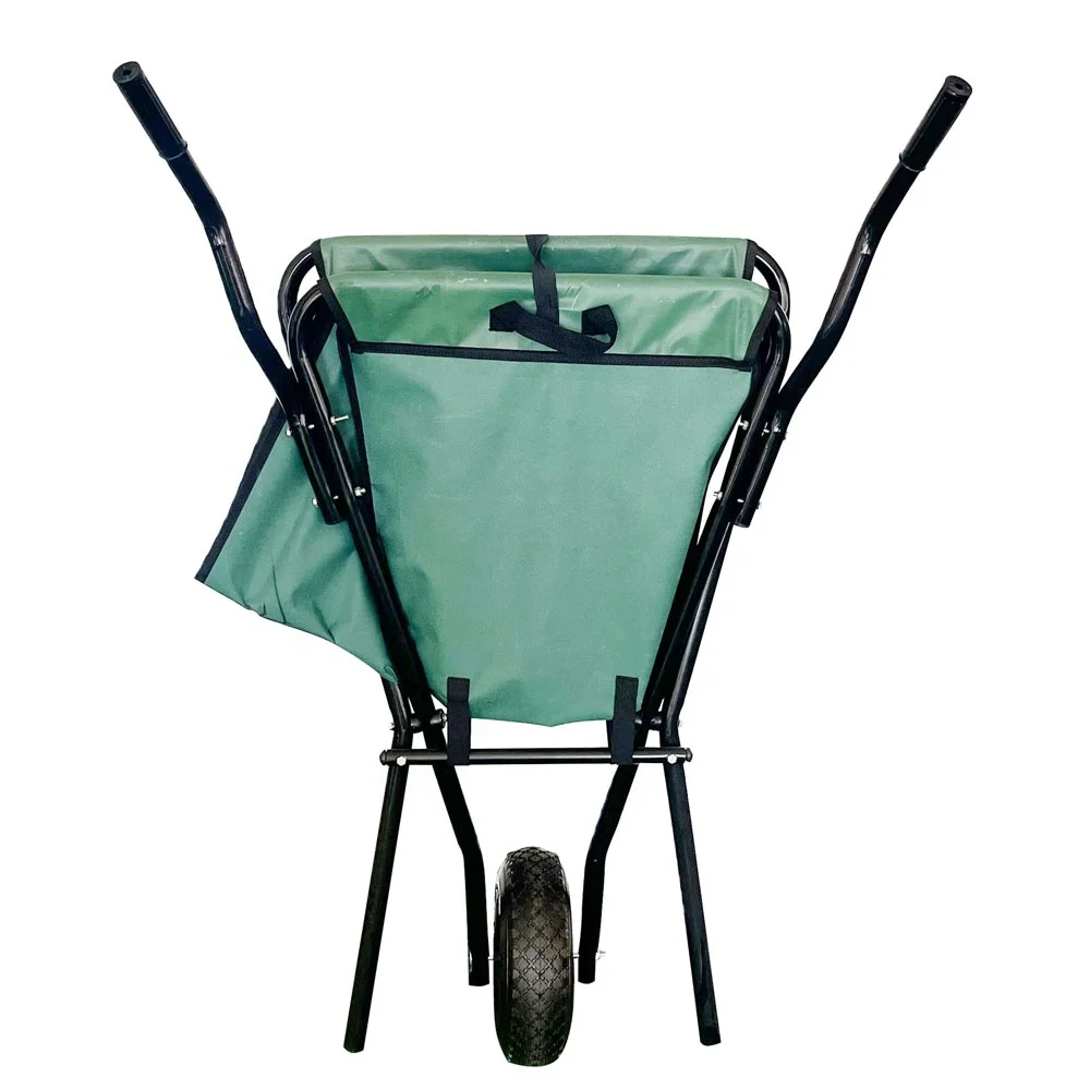 Lightweight Foldaway Garden Wheelbarrow - 30kg Capacity