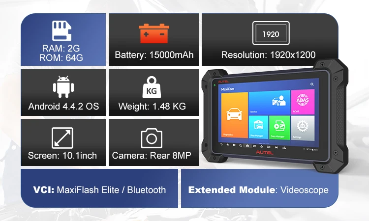 Autel Maxicom Mk908 908p Maxisys Ms 908 909 Pro 919 Ms908cv Auto Ecu ...