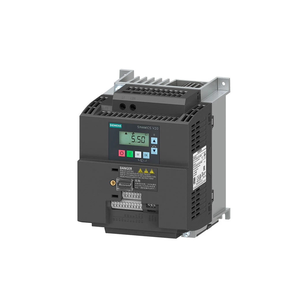 Siemens 6sl3210-5be21-1uv0 Sinamics V20 Converter 6sl3210-5be21-1uv0 In ...