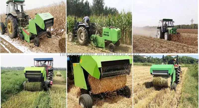 Fully Automatic Straw Baler Picker Stacker Machines Hanging Silage Corn ...