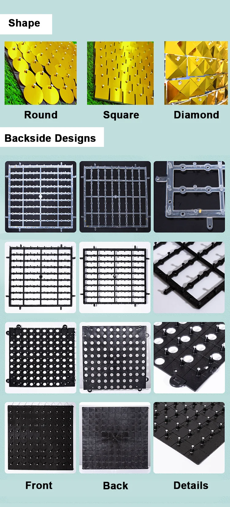 Shimmer Wall Wedding Stage Decorations Backdrop Shimmer Sequin Wall ...