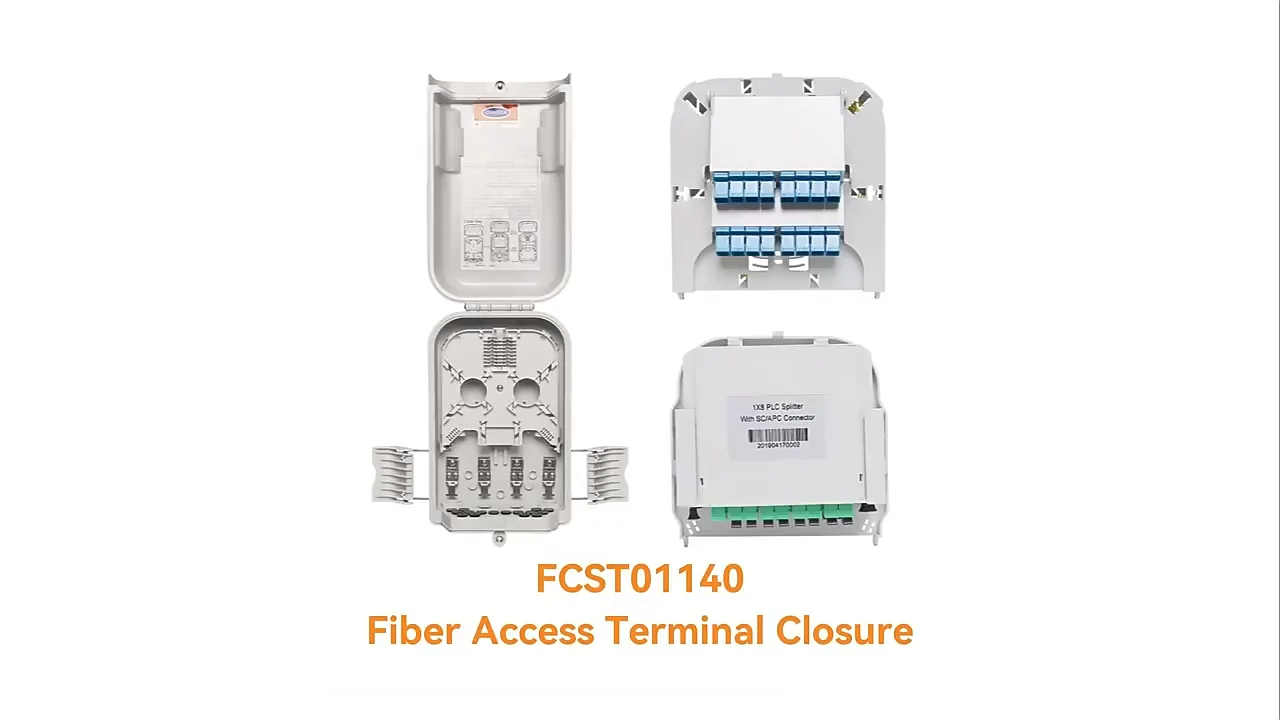 Fcst01140 Ip65 Fiber Optical Splitter Box & Drop Cable Access Terminal ...