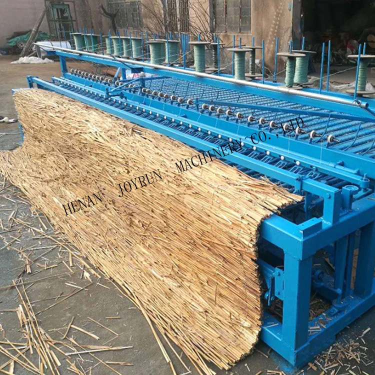 Automation Rice Straw Knitting Machine Bamboo Strip Mat Weaving Machine ...