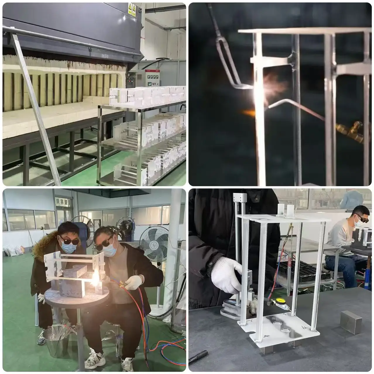 Transparent Solar Wafer Carrier Fused Silica Wafer Boat Bracket ...