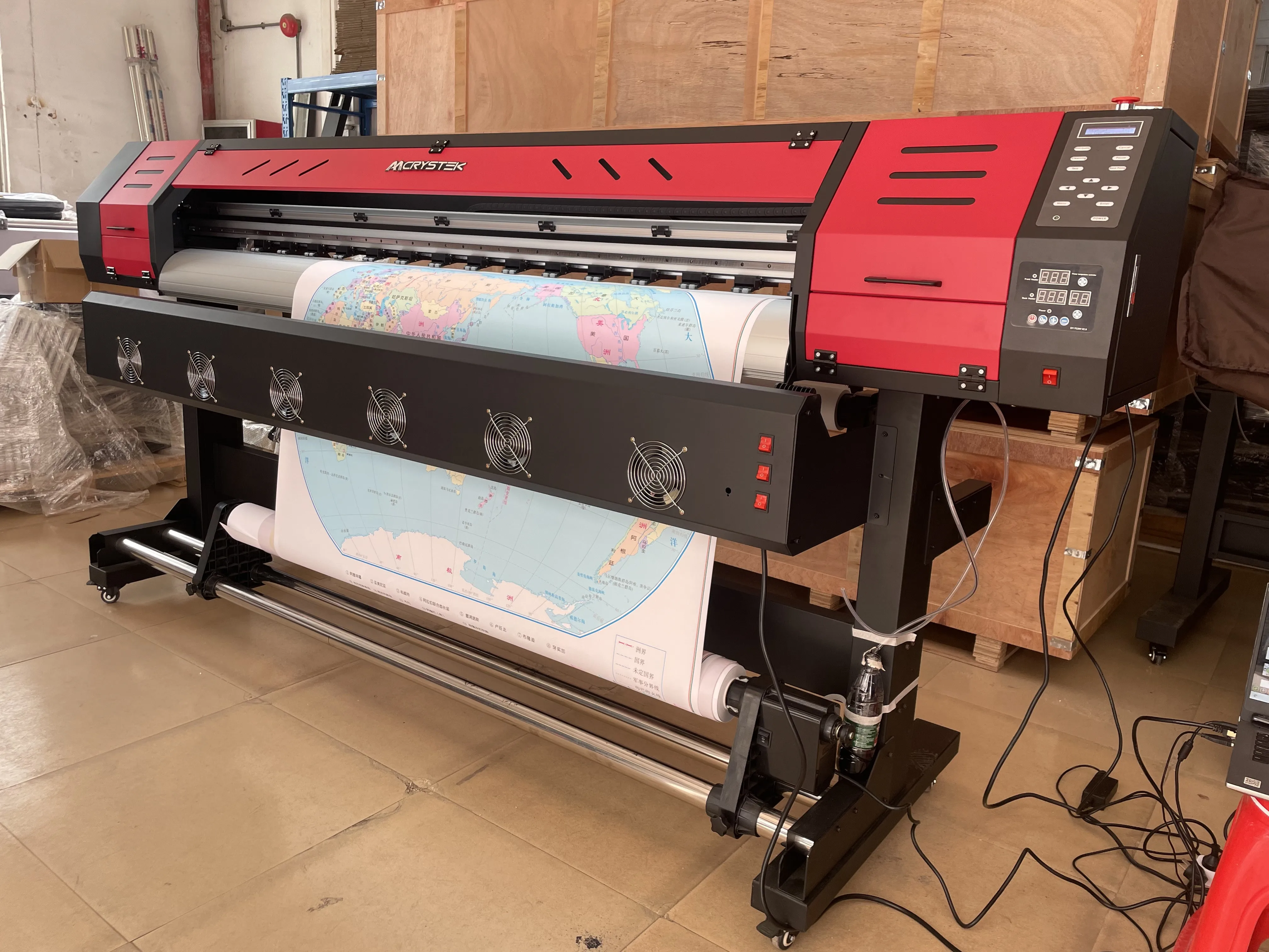 I3200 Head Digital Eco-Solvent Printer - Flex Sticker Roll