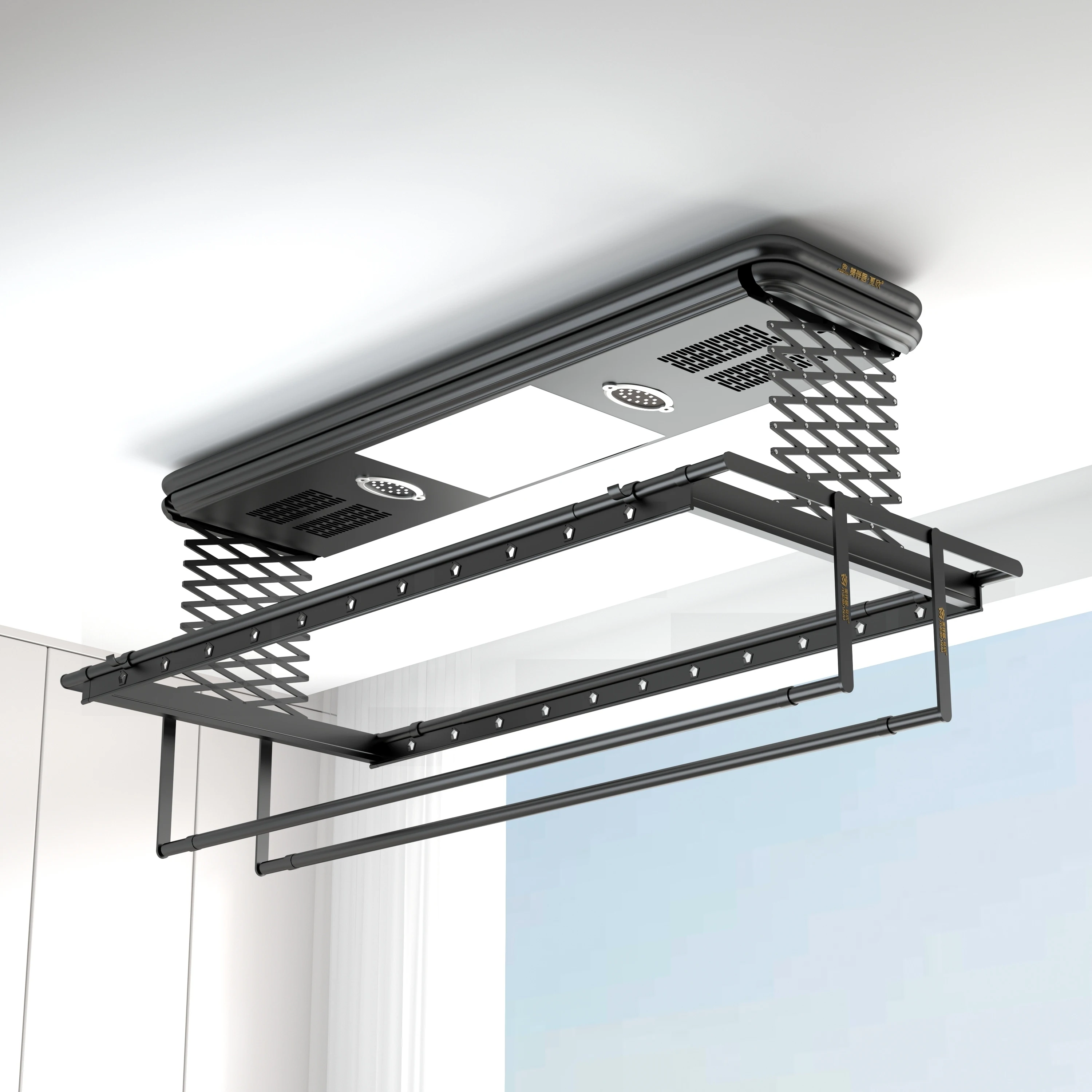 Ceiling Balcony Telescopic Clothes Drying Pole - Smart Control