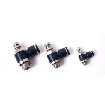 Sl Rotary Elbow Throttle Valve 1/4 Push Lock 90 Degree Air Speed ...