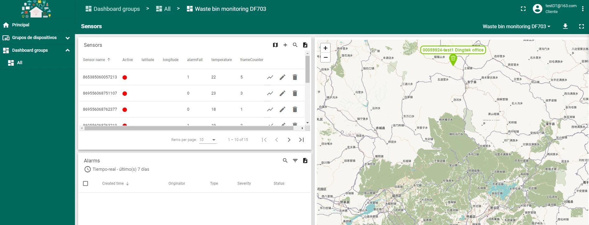 Df703 Lorawan Smart Waste Bin Fill Level Ultrasonic Sensor Garbage ...