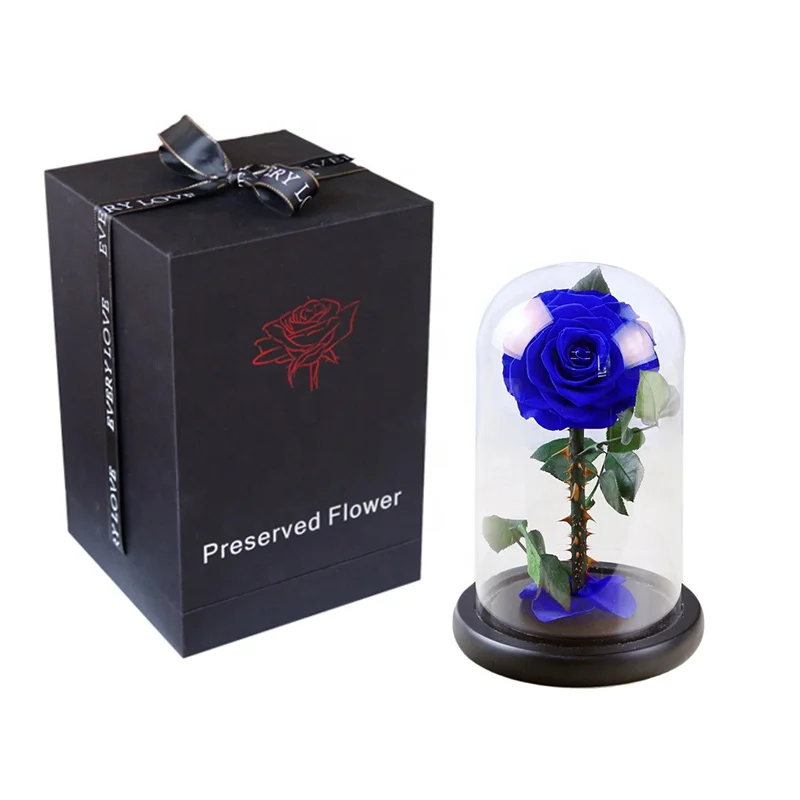 Rosa Eterna Artificial Con Luz Wholesale Forever Eternal Dried Flower ...