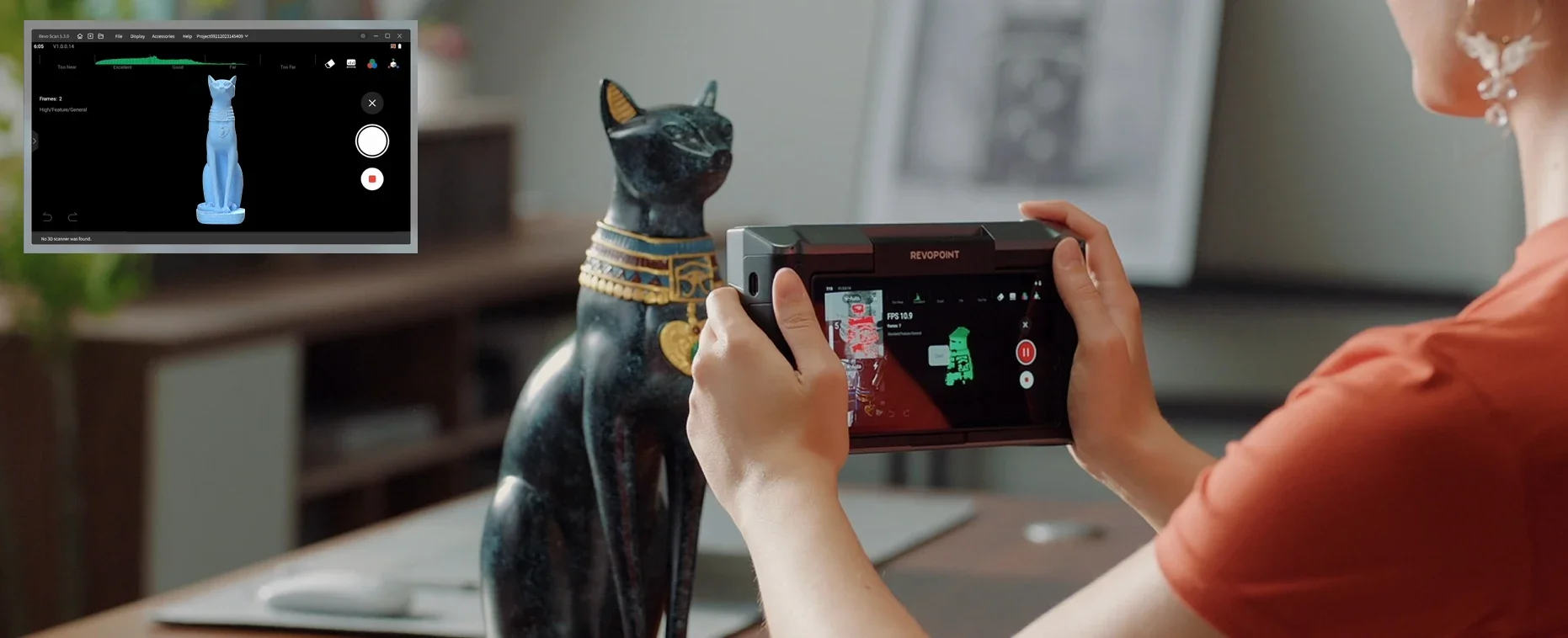 Revopoint MIRACO PRO 3D Scanner - Precision & Color