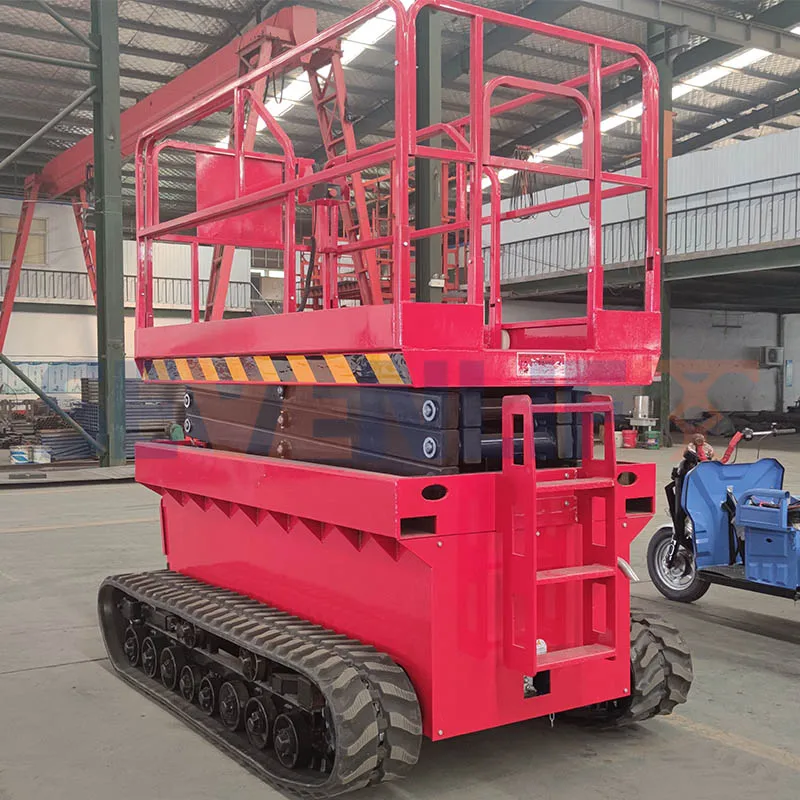 Cheap Diesel Rough Terrain Portable Crawler Aerial Scissor Lift