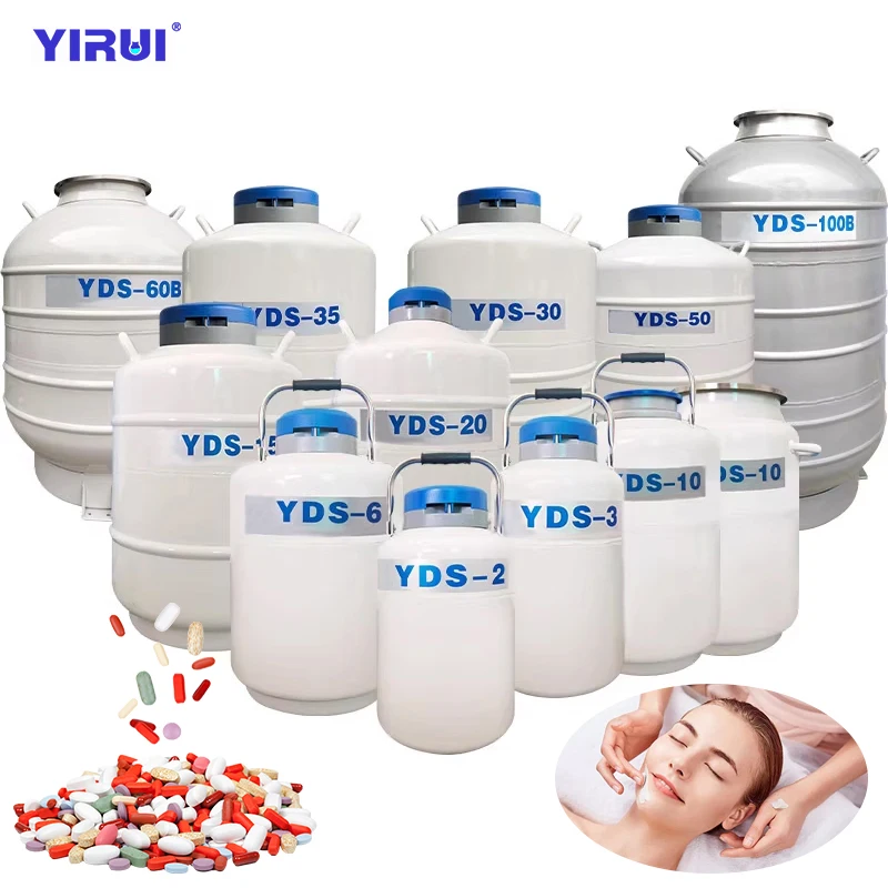 Cryogenic storage of bull semen/frozen essence in YDS-10L liquid nitrogen container| Alibaba.com