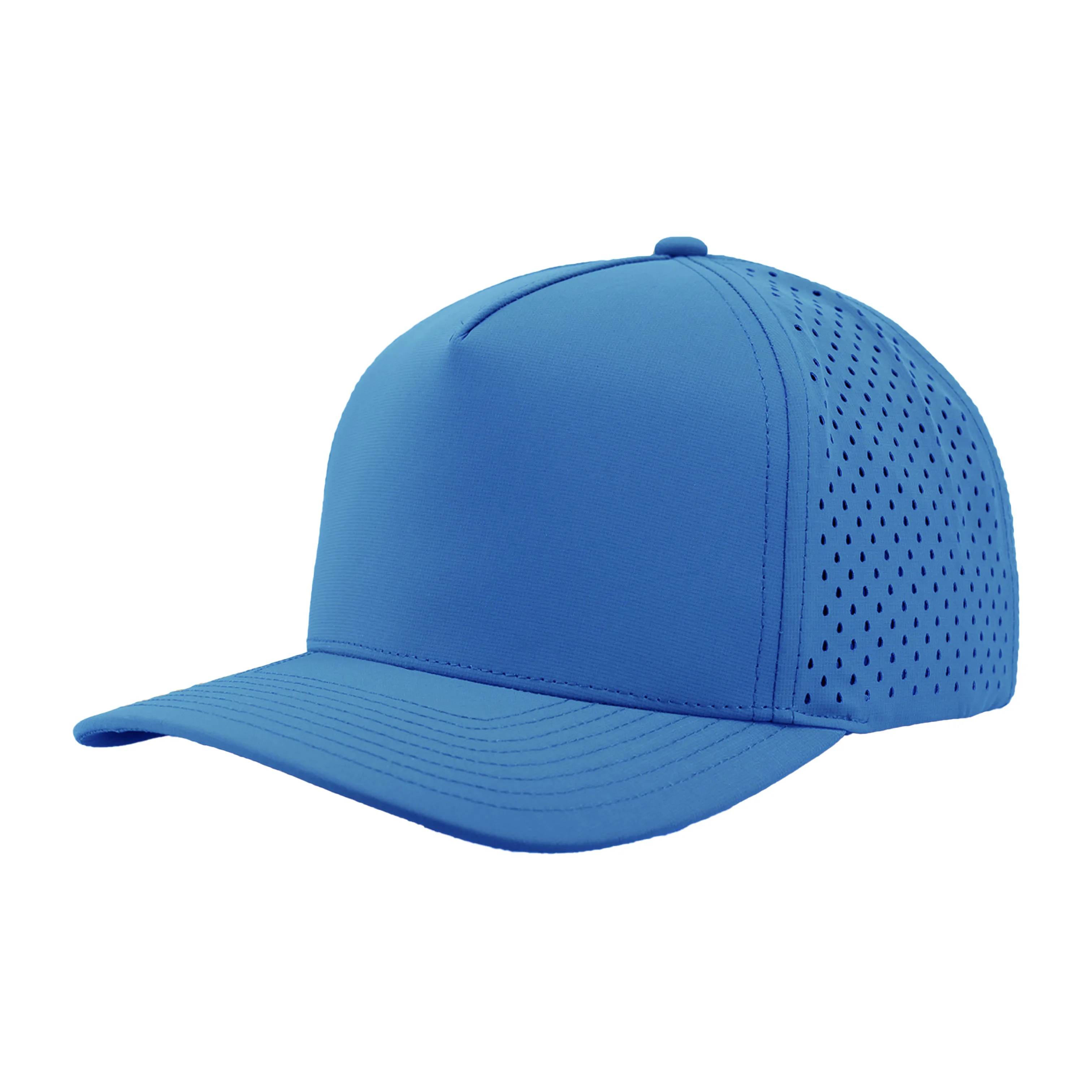 Perforated Hat 5 Panel Hip Hop Laser Cut Hole Structured Sport Hat ...