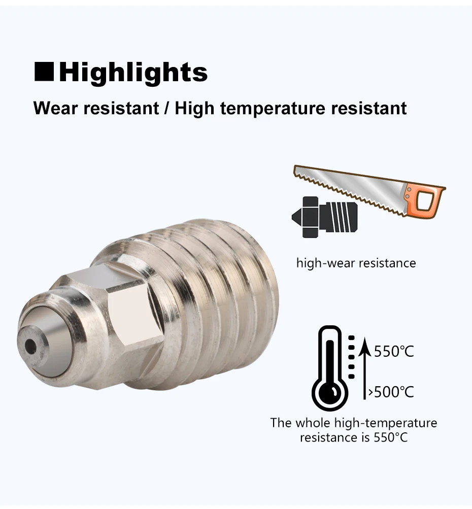 Trianglelab TZ ZSTC Nozzle - High Temperature Resistant