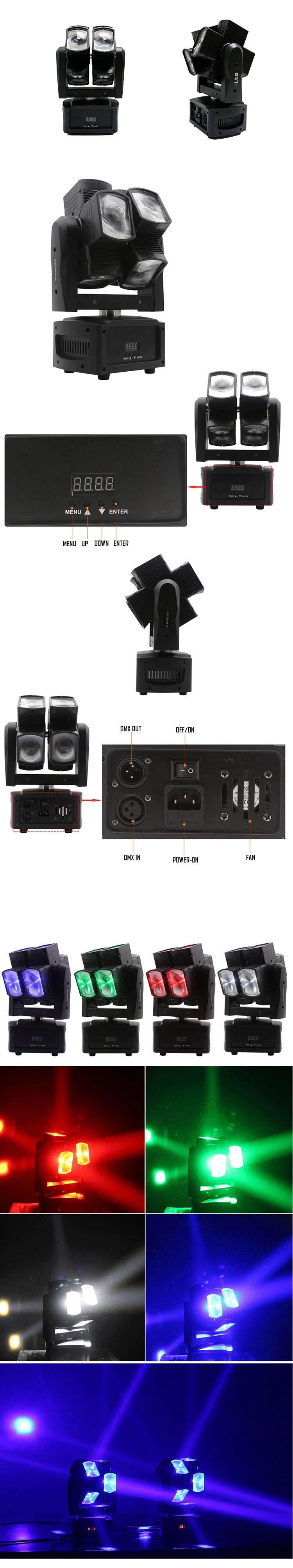 Sharpy Dj Lights Rgbw Color Mixer Led Hot Wheel Moving Head Light Beam ...