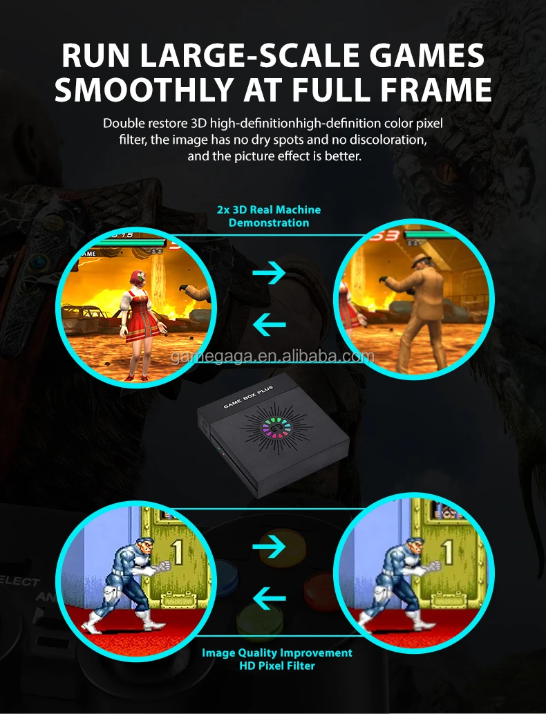 X6 Super Game Box Plus 4k Hd Output Gaming Consoles 64/128gb Tf Card ...