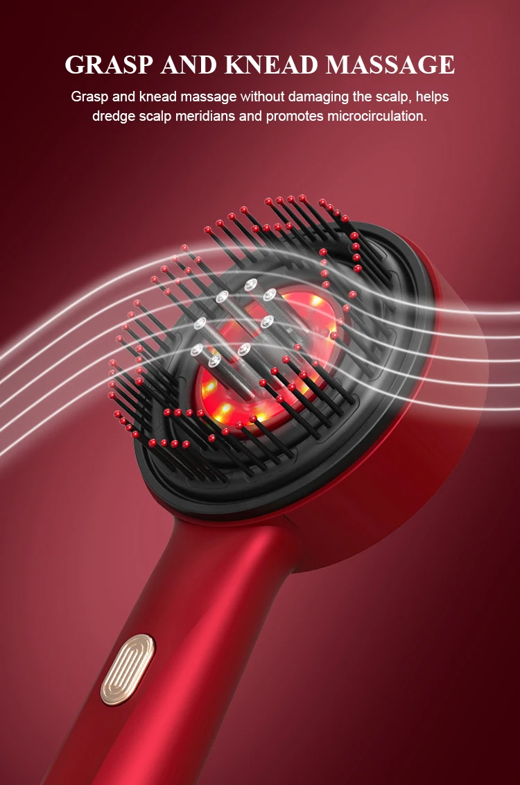 Portable Electric Massage Comb - Promotes Hair Growth
